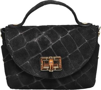 Roberta M SCHWARZ Rindsledertasche