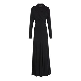 Cortana Velora- schwarzes Cupro-Stretch-Kleid - - Dresses - Damen - Schwarzk - M
