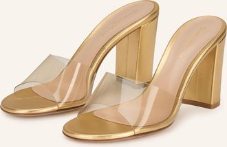 Gianvito Rossi Mules gold