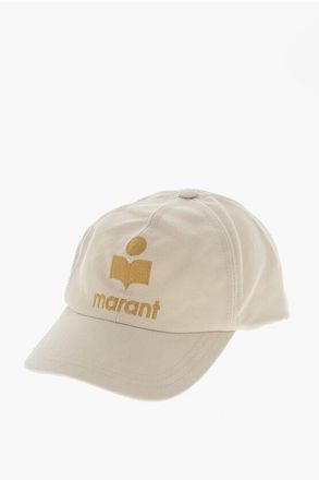 Isabel Marant Solid Color TYRON Cap with Embroidered Logo size 59