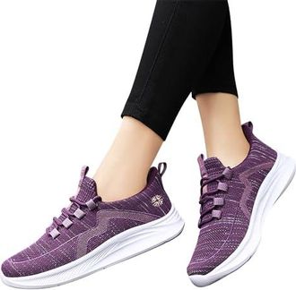 Generic Chaussures de marche imperméables pour femme - Légères - Baskets tendance pour femme - Noir - Respirantes - Confortables - Chaussures de tennis tendan