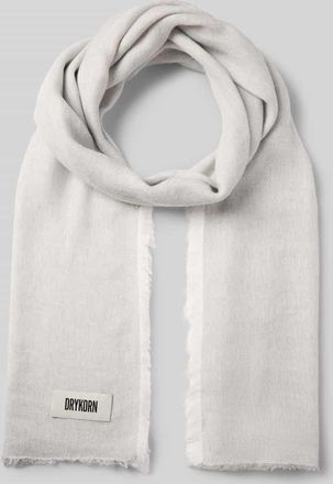 Drykorn Schal mit Label-Detail und Fransen Modell PLINA