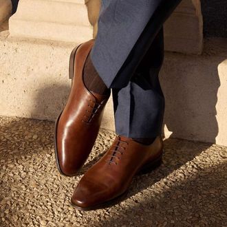 Bexley Carnegie Patin - Richelieus homme marron patin&eacute; ii