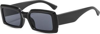 Generic Lunettes De Soleil Carr&eacute;es For Hommes Et Femmes, Id&eacute;ales For Le Sport, Les Trajets Quotidiens La Conduite(Black)