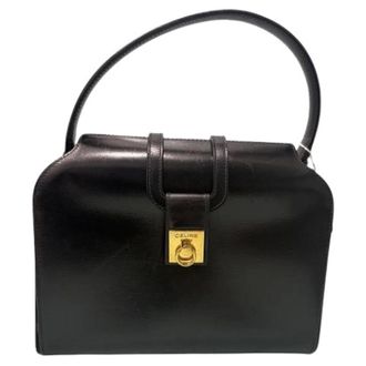 Celine Sac &agrave; main en cuir de veau Pre-owned - Femme - Pre-owned - Noir - Taille: ONE Size