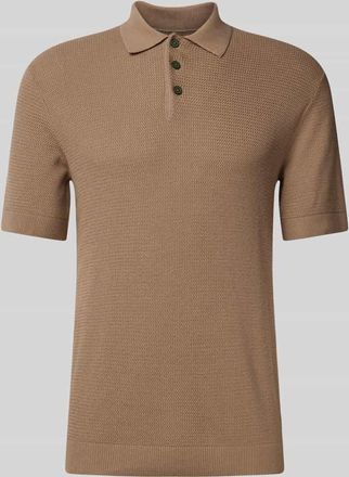 Jack & Jones Regular Fit Poloshirt mit Strukturmuster Modell COOPER