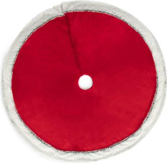 Com-Four Premium Weihnachtsbaumdecke zum Schutz vor Tannennadeln - runde Christbaumdecke für den Weihnachtsbaum - Unterlage für Tannenbaum