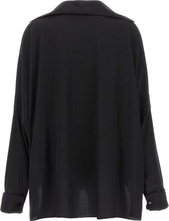 Tom Ford Crepe De Chine Silk Shirt - Black