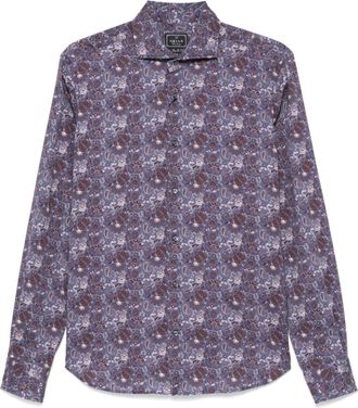 Orian Hemd mit Paisley-Print - Blau