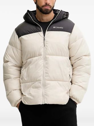Columbia Kapuzenjacke in Colour-Block-Optik - Nude