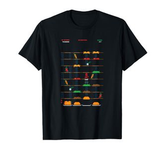 MARVEL Retro Gaming Deadpool Burger Time T-Shirt
