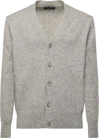 Dolce & Gabbana cardigan à boutonnière - Gris