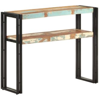 vidaXL Table console 90x30x75 cm Bois de r&eacute;cup&eacute;ration massif Vidaxl