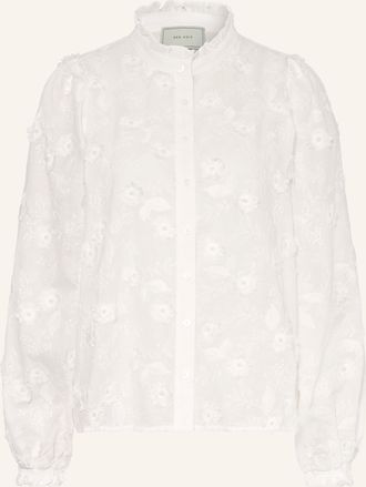Neo Noir Neo Noir Bluse Oda Mit R&uuml;schen weiss