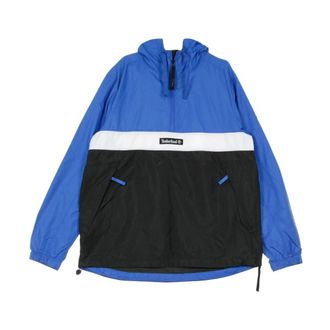 Timberland Blaue Windbreaker-Jacke mit Trichterkragen - - Jackets - Herren - Blau - M