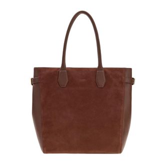 Guess Anitha Suede Shopper - - Bags - Damen - Braun - ONE SIZE