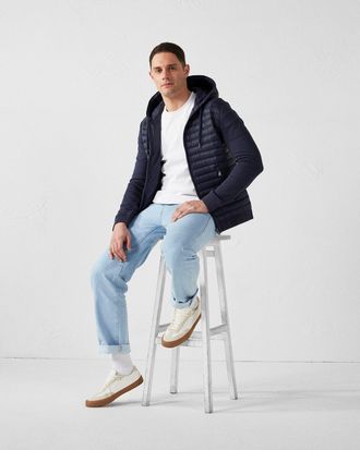 Jott Veste bi-mati&egrave;re &agrave; capuche Marine Gummy 2.0 - Taille XXL