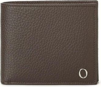 Orciani Homme, Accessoires, Brun, Taille: ONE Size Portefeuilles Bicolor en Cuir et Porte-cartes