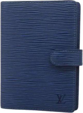 Louis Vuitton unisex, Pre-owned, Bleu, Taille: ONE Size Pre-owned Cuir accessoires-de-bureau