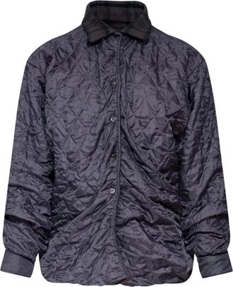 Maison Margiela Femme, Vestes, Gris, Taille: 42 FR Chemise-Veste Matelass&eacute;e