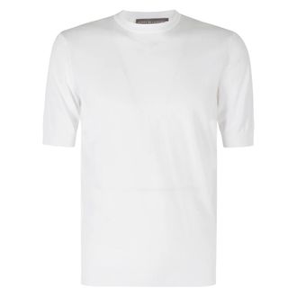 FILIPPO DE LAURENTIIS Maglia Girocollo Cotone Crepe - - Knitwear - Herren - Wei&szlig; - 2XL