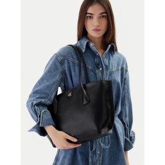 Calvin Klein Handtasche Calvin Klein Ck Medium Dome Tote LV04F3344G Schwarz