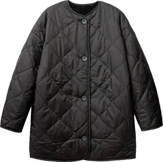 Benetton Damen 23p8dn06m Jacke, Schwarz, XS