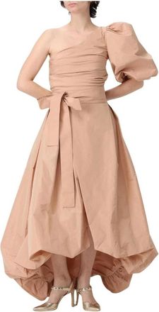 Pinko Pinko, Femme, Robes, Rose, Taille: 36 FR HighLow Taffeta Wrap Skirt