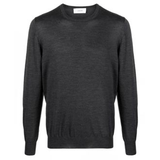 Lardini Anthrazitgrauer Wollpullover - - Knitwear - Herren - Grau - L