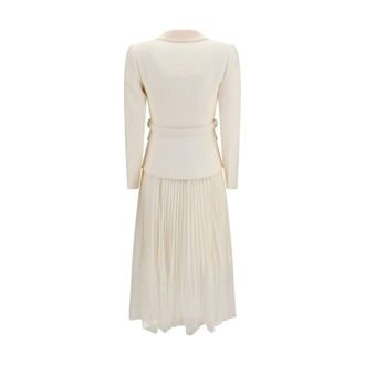 Self Portrait Womens Beige Polyester Cocktail Dress