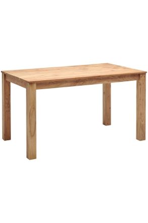 MID.YOU Mid.you Esstisch, Akazie, Holz, Akazie, vollmassiv, Uni, rechteckig, Säule, 140x76x80 cm, Esszimmer, Tische, Esstische