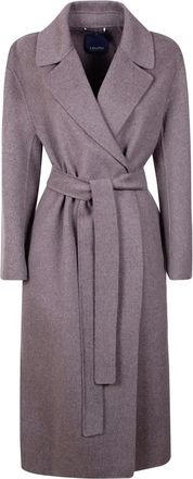 Max Mara Femme, Manteaux, Brun, Taille: 38 FR Manteaux ceintur&eacute;s