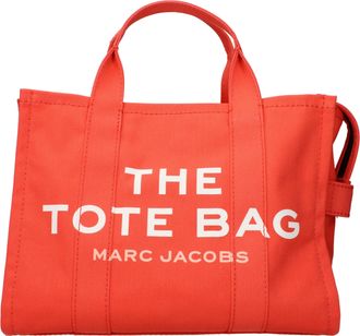 Marc Jacobs Sacs &agrave; main The Tote Bag Femme Tissu Orange/Orange &Eacute;lectrique