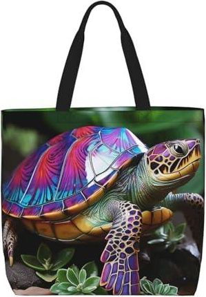 Generic Tortue Hawa&iuml;enne Sac &Agrave; Bandouli&egrave;re R&eacute;utilisable Sacs De Courses D&eacute;contract&eacute; Sac A Main Femme Pour Travail Shopping Universit&eacute;
