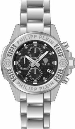 Philipp Plein Quartz Chronograph Watch - - Accessories - Herren - Grau - ONE SIZE