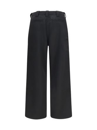 Kenzo Reinforced Virgin Wool Chino Trousers - Black