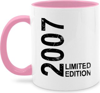 Shirtracer Tasse Tassen 325ml - Limited Edition 2007 I Geschenk zum 18. Geburtstag Geschenk f&uuml;r 18 j&auml;hrige I 18 Geburtstag Geschenkideen 18er I Achtzehnter I Vol