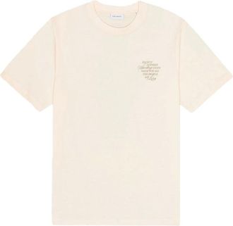 Les Deux Homme, Tops, Beige, Taille: XL Ben Faience T-shirt