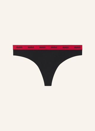 HUGO BOSS Hugo Slip Triplet Thong Stripe schwarz