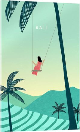Posterlounge Bali Acrylglasbild von Katinka Reinke 60 x 90 cm Türkis Wandbilder Wanddeko