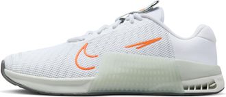 Nike Nike Herren Metcon 9 Sneaker, White/White-Light Silver-Bright Mandarin, 40.5 EU