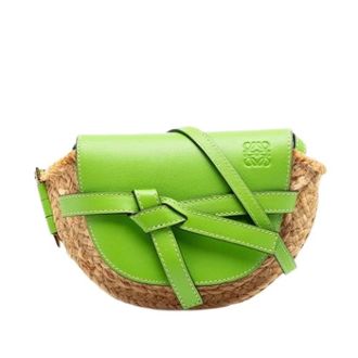 Loewe Pre-owned The Gate Umh&auml;ngetasche - - Pre-owned - Damen - Gr&uuml;n - ONE SIZE