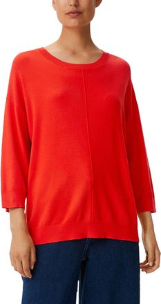Comma Damen 2136122 Pullover, 2509 orange, 34