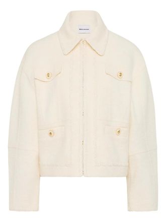 Rebecca Vallance veste en tweed à boutonnière - Blanc