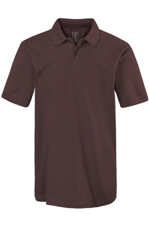 JP1880 Herren gro&szlig;e Gr&ouml;&szlig;en &Uuml;bergr&ouml;&szlig;en Menswear L-8XL bis 8XL, Poloshirt, Oberteil, Knopfleiste, Hemdkragen, Pique, mahagonibraun 3XL 702560115-3XL