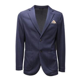 AT.P. CO Baumwolljacke mit Muster-Mix - - Jackets - Herren - Blau - S