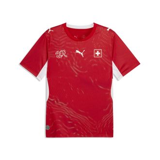 Puma Maillot Home Suisse 2026 Homme, Accessoires, Rouge, 3XL