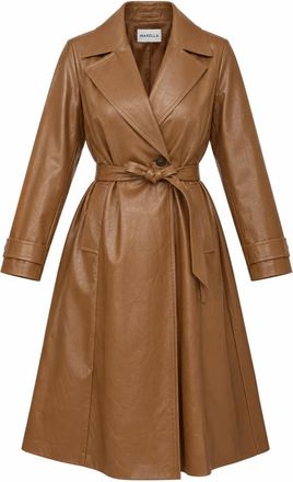 Marella Trench Soledad - Femme - Manteaux - Brun - Taille: 36 FR