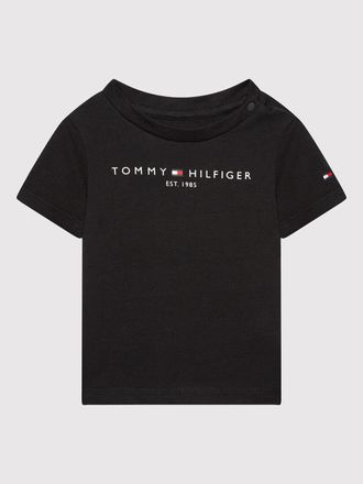Tommy Hilfiger T-Shirt Baby Essential KN0KN01487 Schwarz Regular Fit
