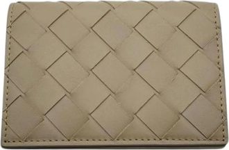 Bottega Veneta unisex, Pre-owned, Beige, Taille: ONE Size Porte-cartes professionnel Pre-owned